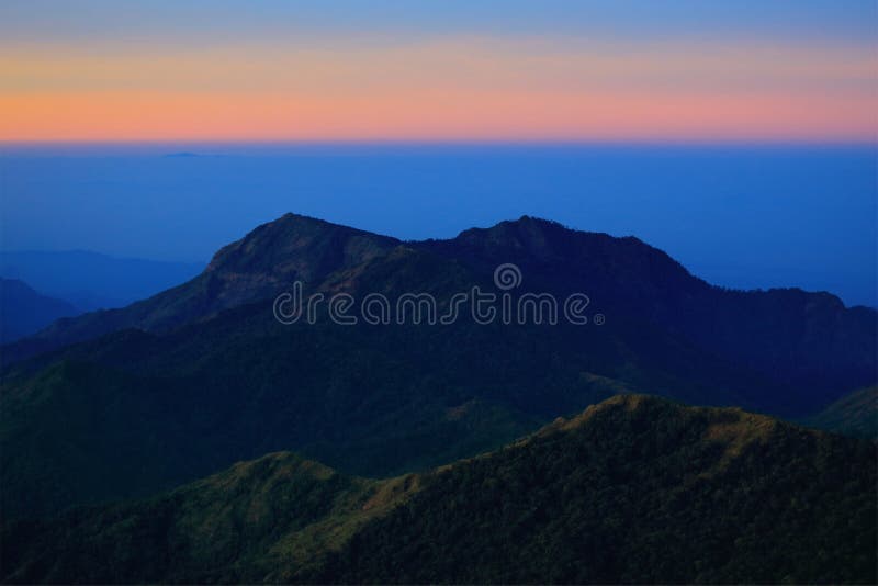 Mountain View in the Morning Stock Photo - Image of morning, background ...