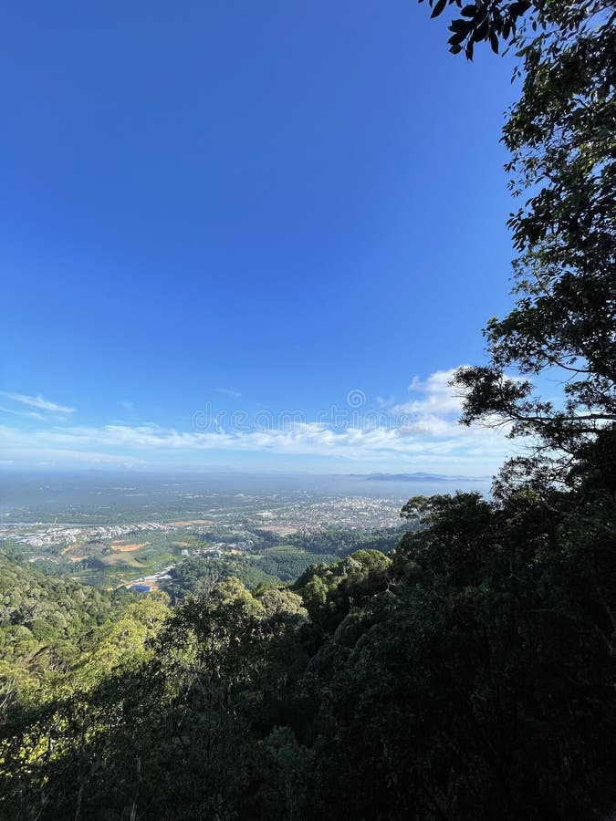 Sky with the Mountain at Batu, Malang Stock Photo - Image of batu ...