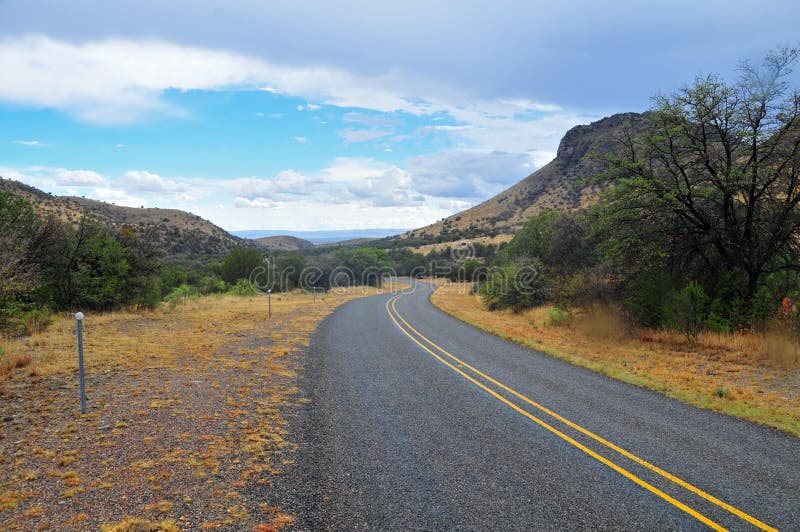 Mountain View on Open Range Stock Image - Image of nostalgic, mountains ...