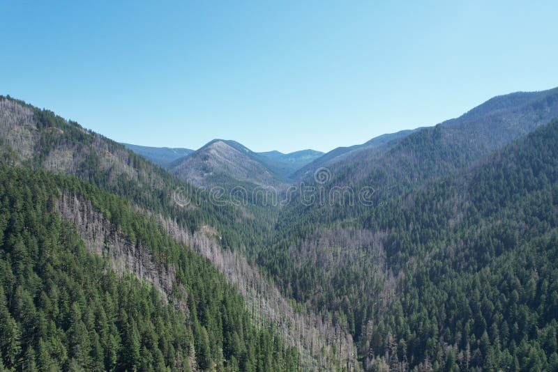 Beautiful Mountain View in Oregon Stock Photo - Image of beautiful ...