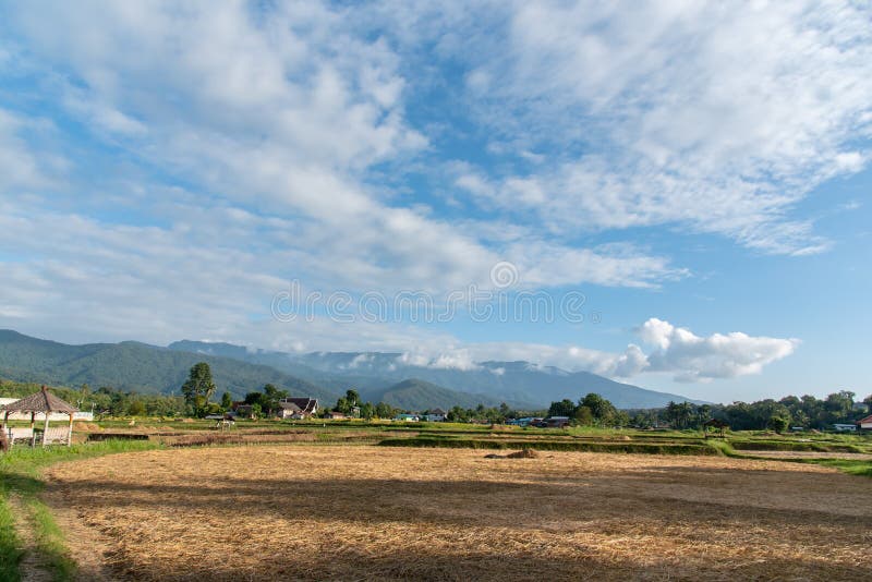 Mountain View at Pua District Stock Image - Image of summer, landscape ...