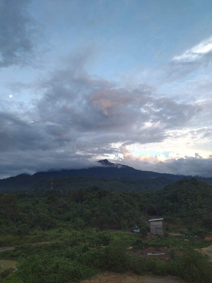 Mountain view and sunshine stock photo. Image of rapid - 268903502