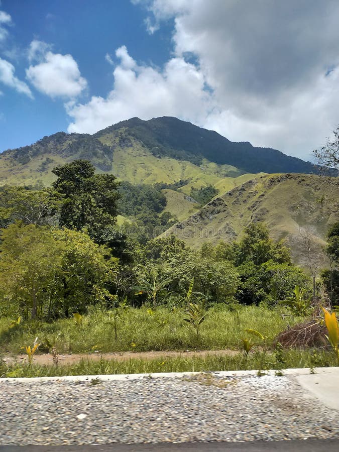 Mountain View in Tangse Region, Pidie, Indonesia Stock Image - Image of ...