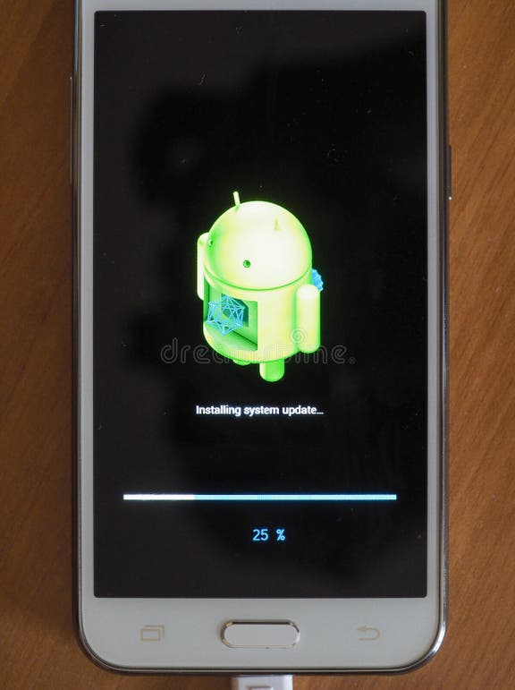 Android Os Installing System Update Editorial Photography Image Of Editorial View 99154782