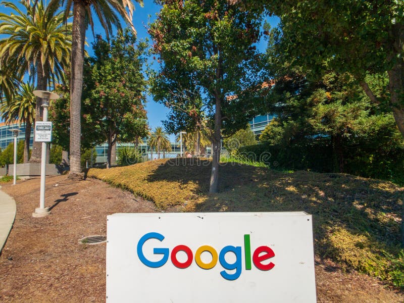 Google Logo at Googleplex Headquarters Main Office Editorial Stock ...
