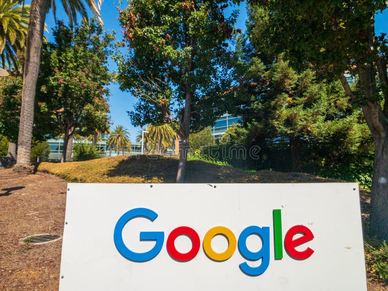 Google Logo at Googleplex Headquarters Main Office Editorial Photo ...