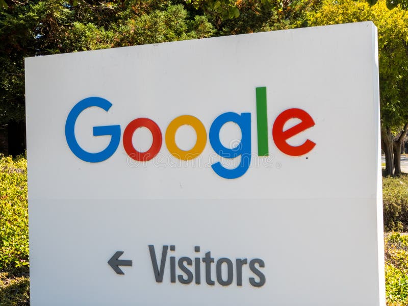 Google Logo at Googleplex Headquarters Main Office Editorial Stock ...