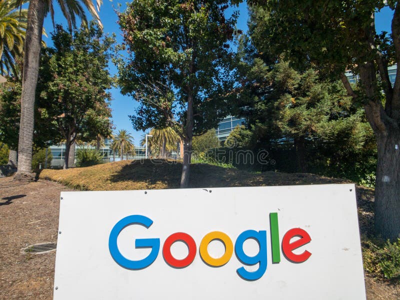 Google Logo at Googleplex Headquarters Main Office Editorial Image ...
