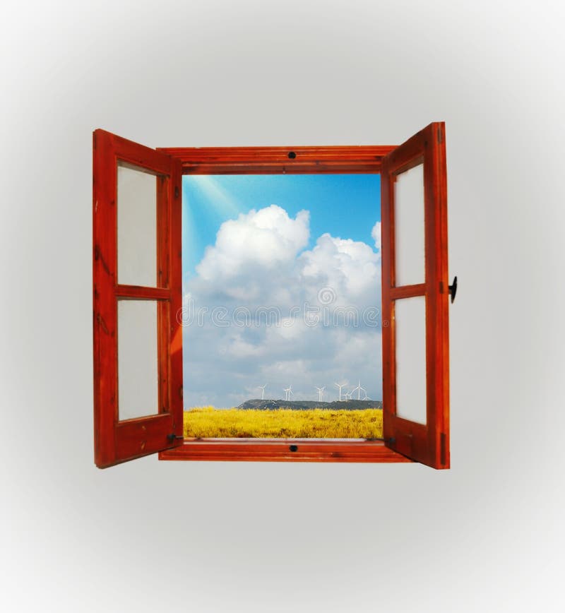 Open window stock photo. Image of country, peaceful, morning - 3422814