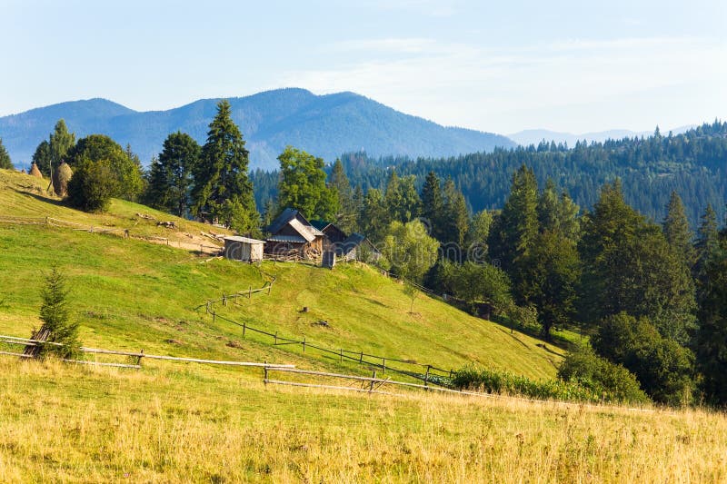 Mountain village stock photo. Image of landscape, village - 19043704