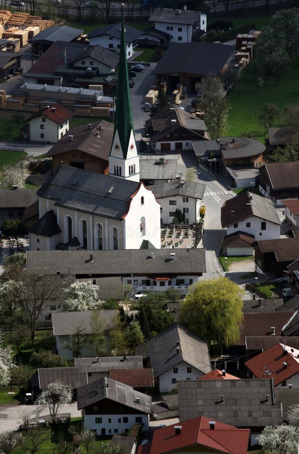 Mountain village stock photo. Image of fields, houses - 20061778