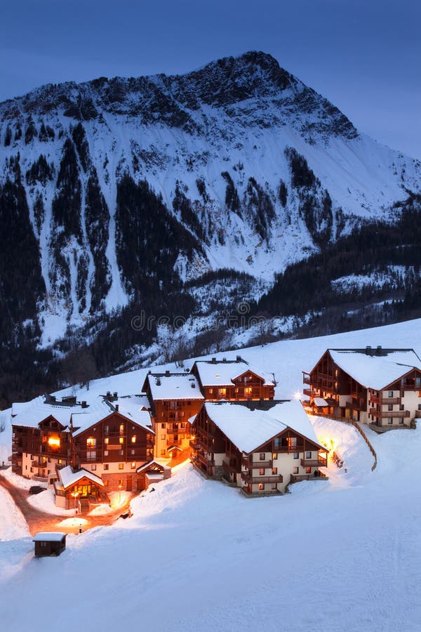 Mountain village stock image. Image of mountain, france - 7936777