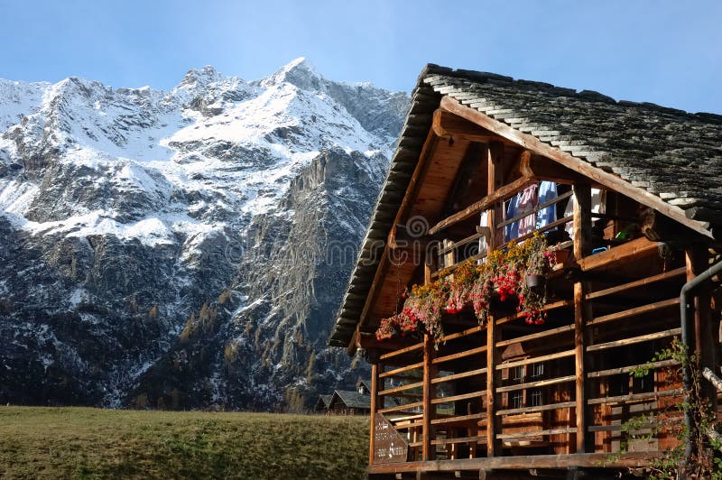 Mountain village house stock image. Image of forest, italy - 3483109