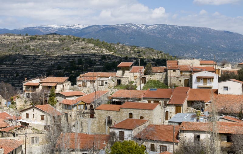 Lofou in Cyprus stock photo. Image of village, attraction - 42102126