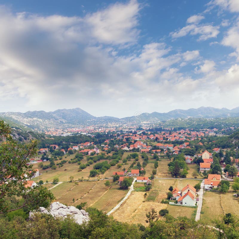 Mountain Balkan Village In Montenegro Stock Photo - Image of landscape ...