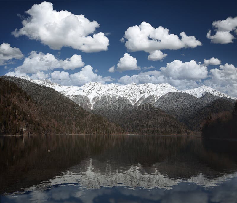 Mountain and water stock photo. Image of panorama, landscape - 28870494
