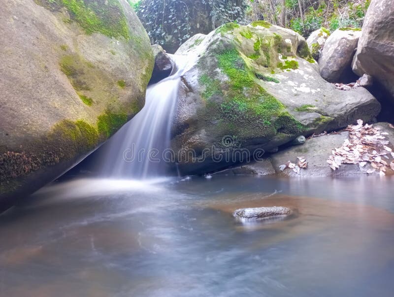 Mountain Water Flows between the Rocks in the City of Jijel, Algeria ...