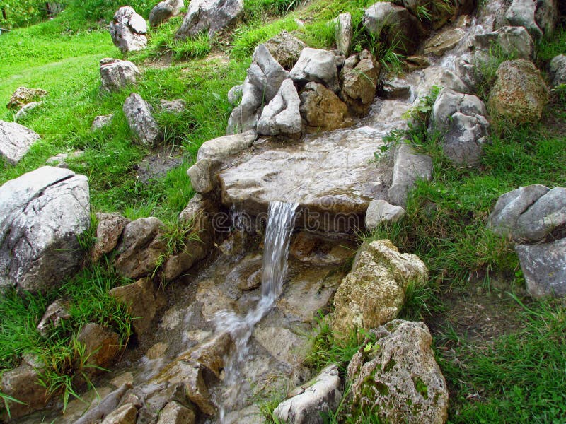 Mountain water spring stock image. Image of cascade, water - 43910679