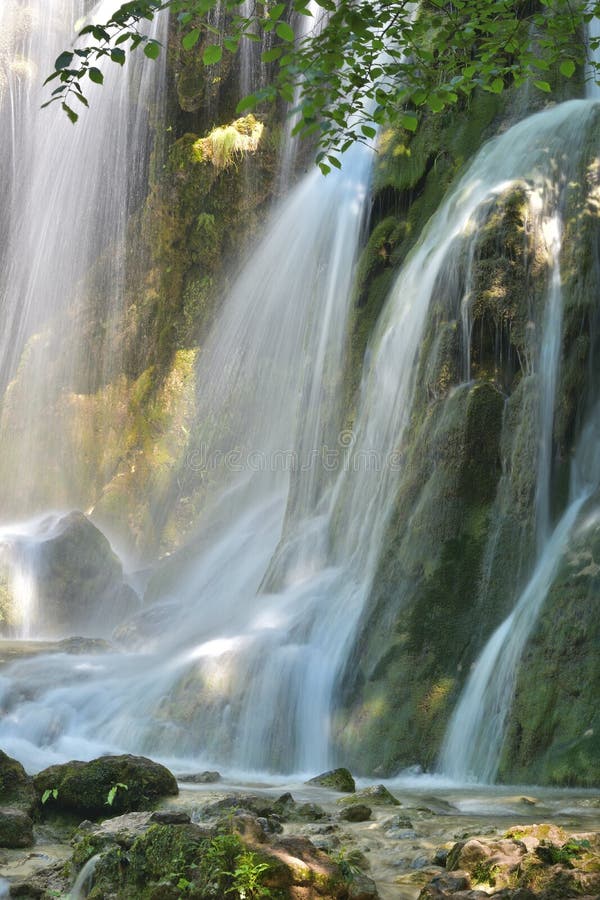 Waterfall Close-Up stock photo. Image of high, beautiful - 12612428