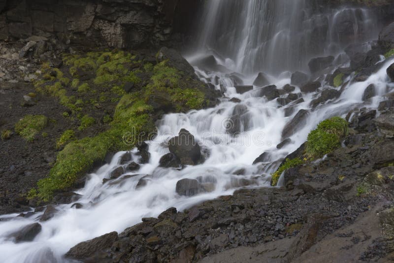 Mountain Waterfall in the Forest. Waterfall View. Waterfall in ...