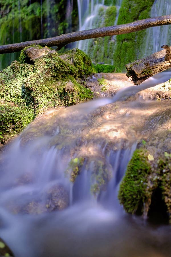 Mountain Waterfall on the Green Rock 2 Stock Image - Image of bulgaria ...