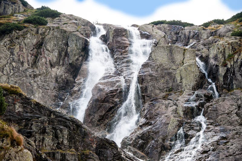 Mountain waterfall stock image. Image of water, national - 83507047