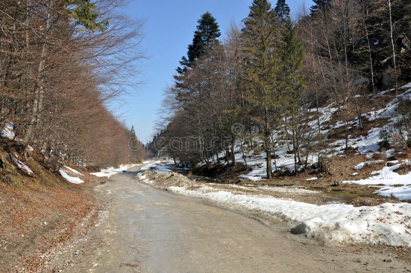 Mountain way stock photo. Image of frozen, blue, frosted - 23938280