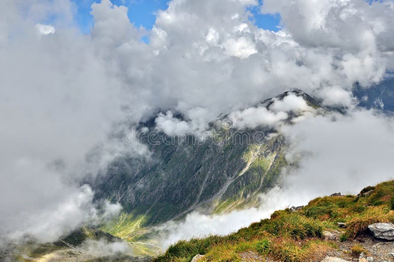 Mountain weather stock photo. Image of condition, light - 70903324