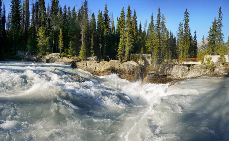 Mountain Wild River, Power Water Jet Stock Image - Image of stream ...