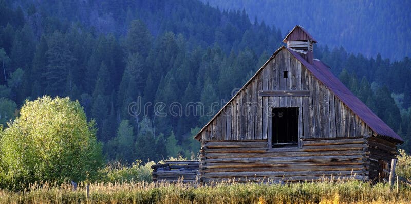 Mountain Wilderness Old Barn Vintage Building Abandoned Stock Image ...