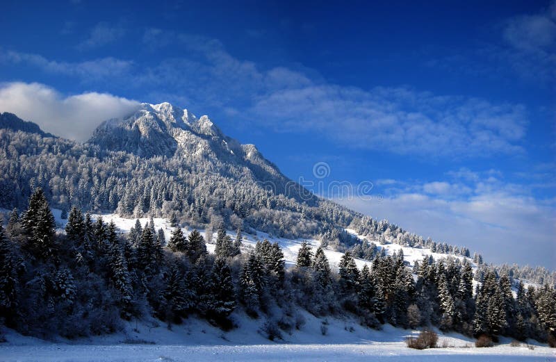 Mountain Winter Panorama stock photo. Image of background - 18337176