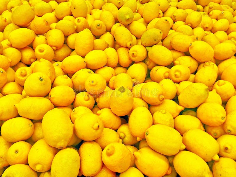 A mountain of lemons. stock photo. Image of foreground - 12618222