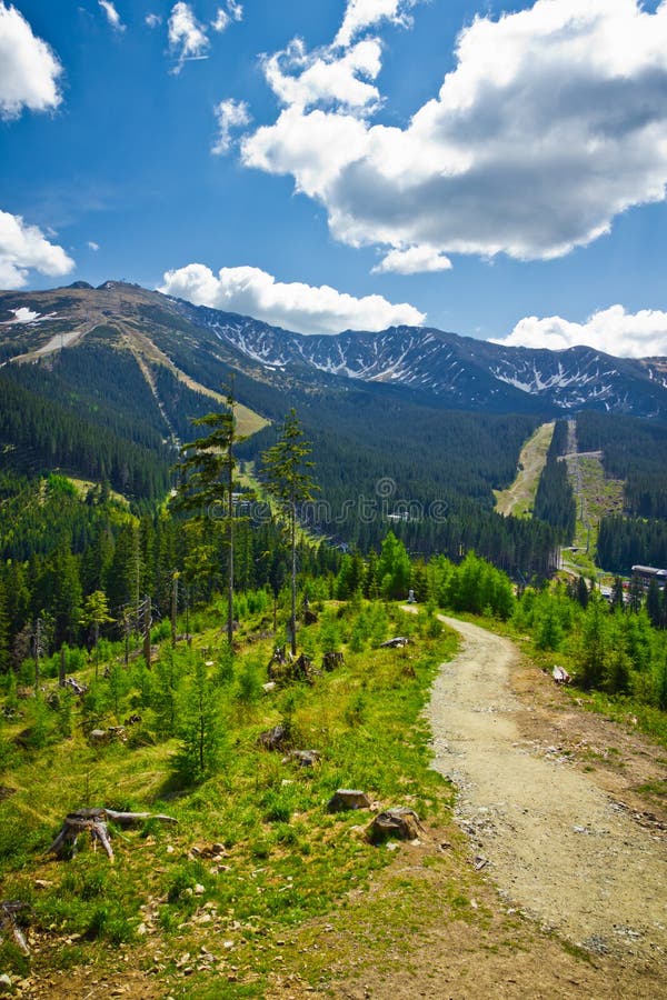 Mountainous Landscape, Low Tatras, Slovakia Stock Image - Image of ...