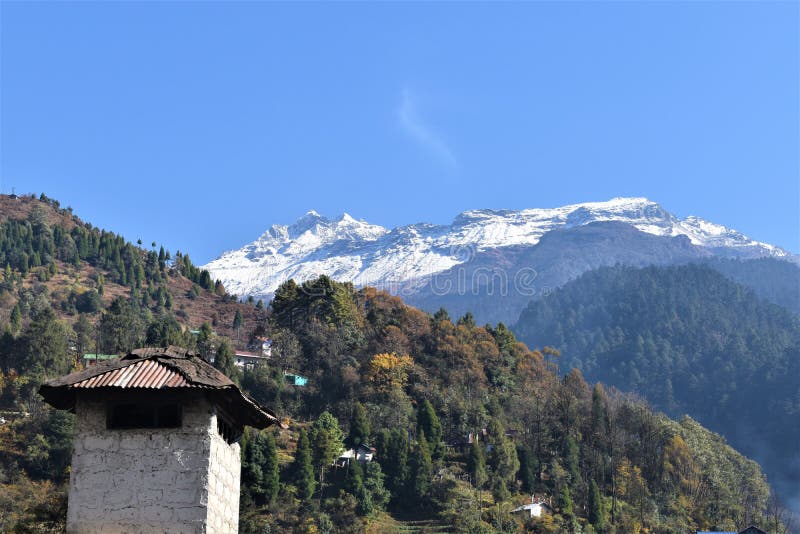 Mountainous Landscape in North Sikkim, India. Stock Photo - Image of ...