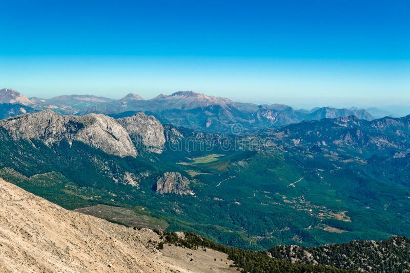 Mountainous Valley Beautiful View Stock Image - Image of mountainous ...