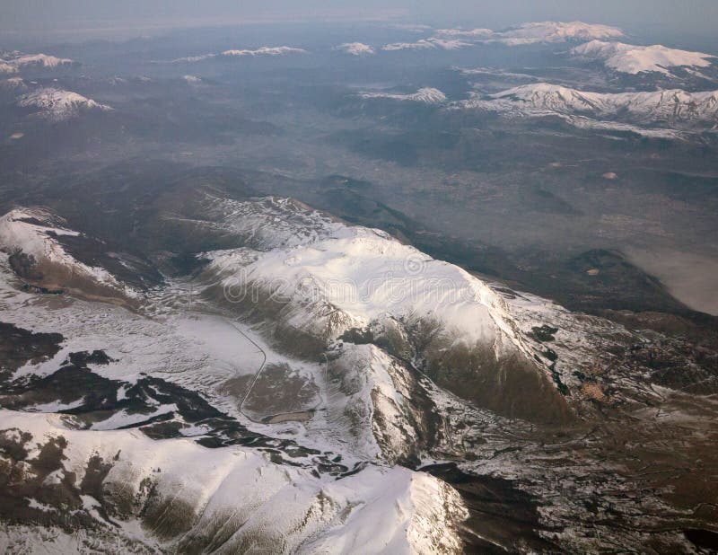 Mountains from above stock image. Image of landscape - 36339879