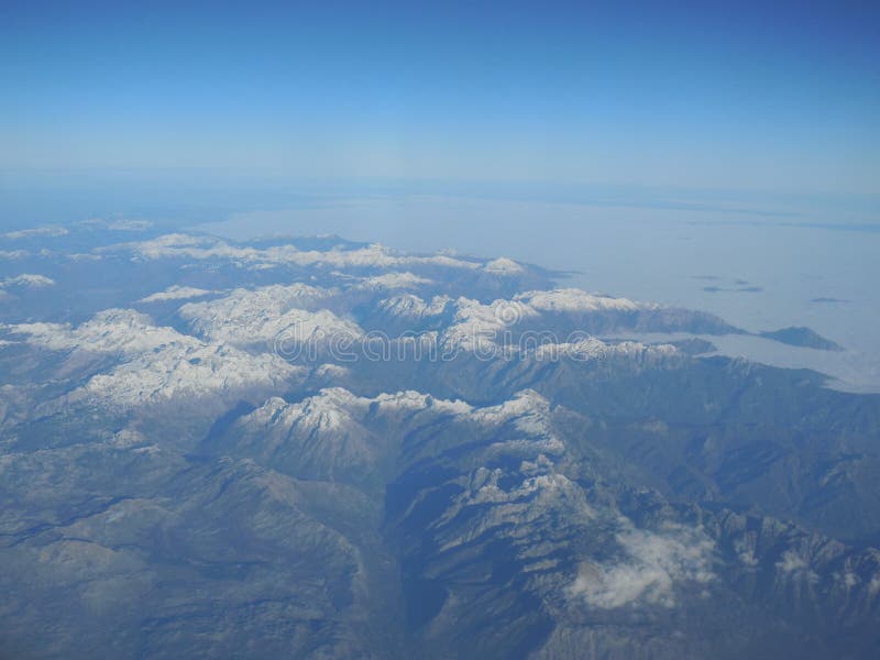 Mountains from Above stock photo. Image of snowcovered - 100285162