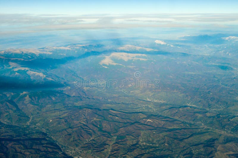 Mountains Aerial View of in Gergia Stock Photo - Image of bile: 83613566