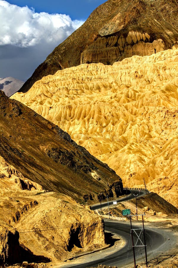Mountains of Alchi stock photo. Image of yellow, mountain - 147487670