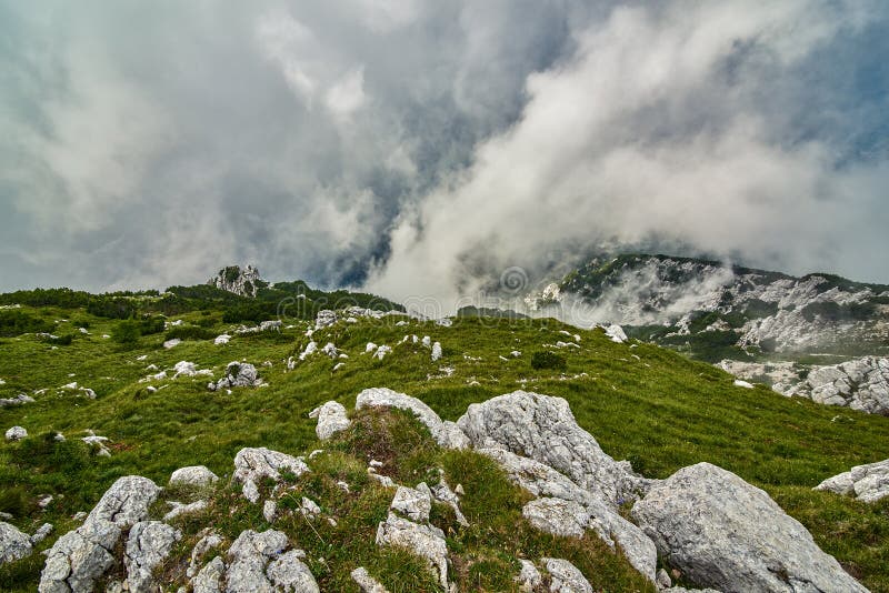 The Mountains of Alps in Trento, Italy Stock Image - Image of mountain ...