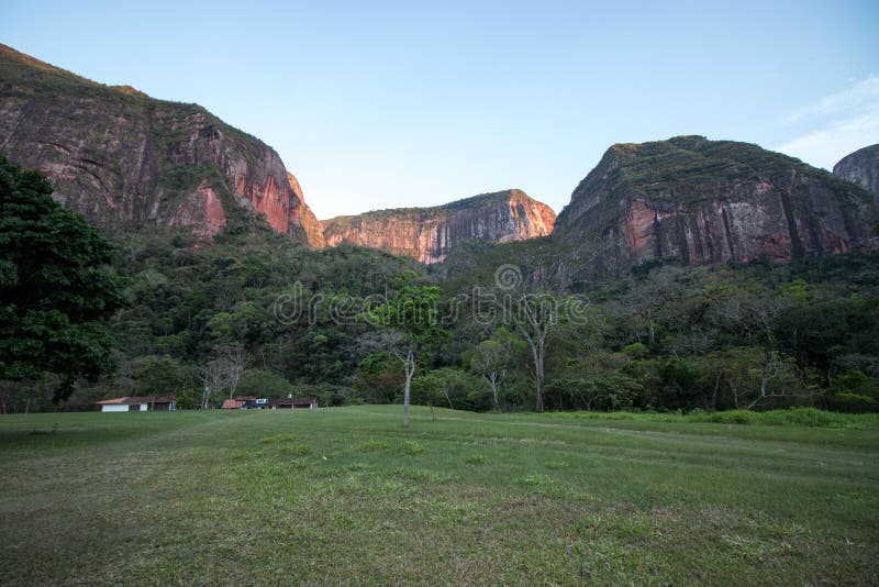 Mountains in Amazon Rainforest in Bolivia Stock Photo - Image of chain ...