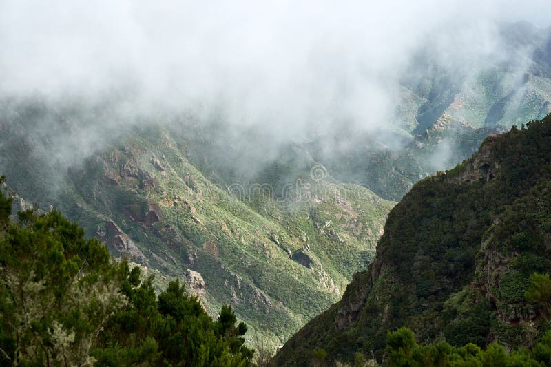 Mountains of Anaga, Tenerife Stock Photo - Image of scenic, freedom ...
