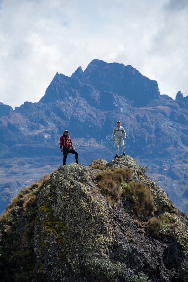 Mountains in the Andean Zone of Ecuador Editorial Stock Photo - Image ...