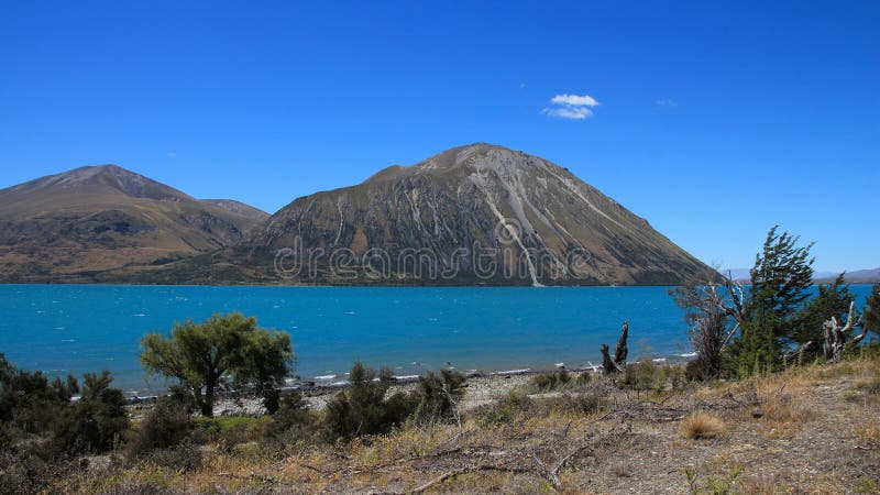 Ohau lake, New Zealand stock image. Image of azure, destination - 11603895