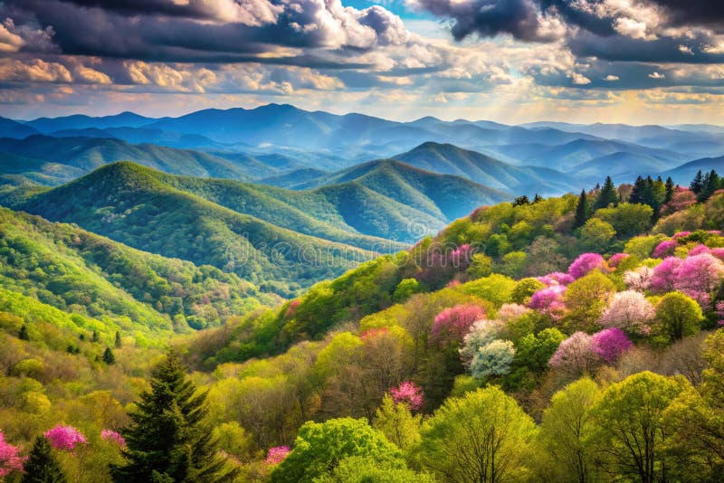 "Mountains on the Border of Western North Carolina and Eastern ...