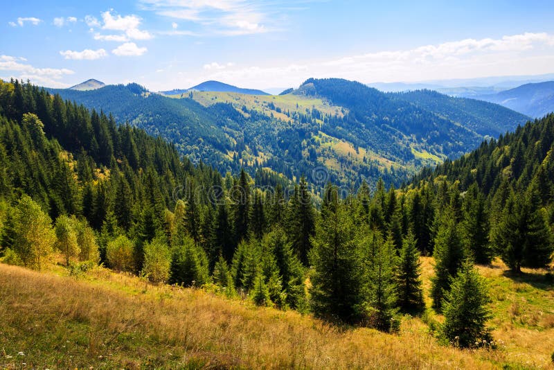 Mountains in the Carpathians Stock Image - Image of carpathians, forest ...