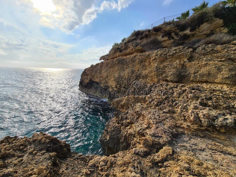 Beach of altafulla stock image. Image of live, catalonia - 247587911
