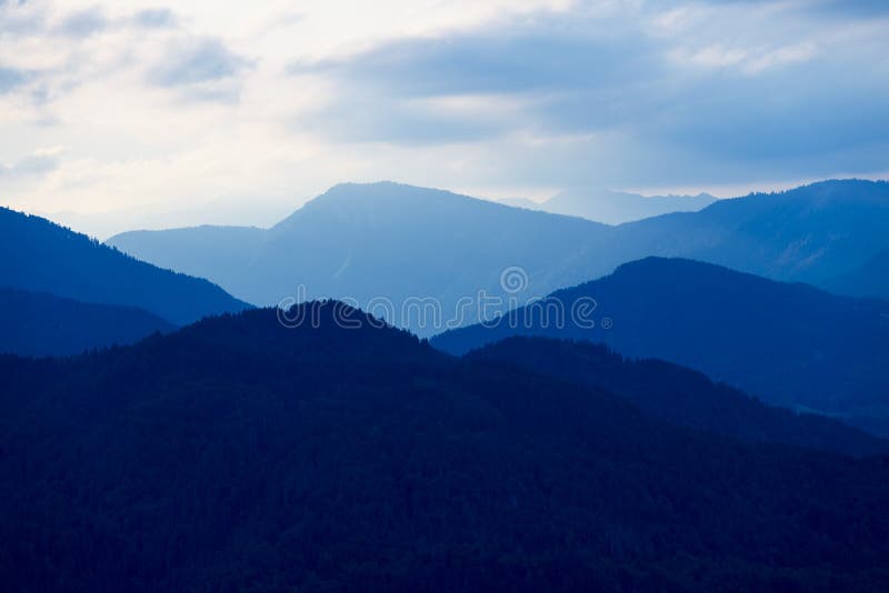 Mountains Create Layers and Shapes. Beautiful Natural Abstract ...