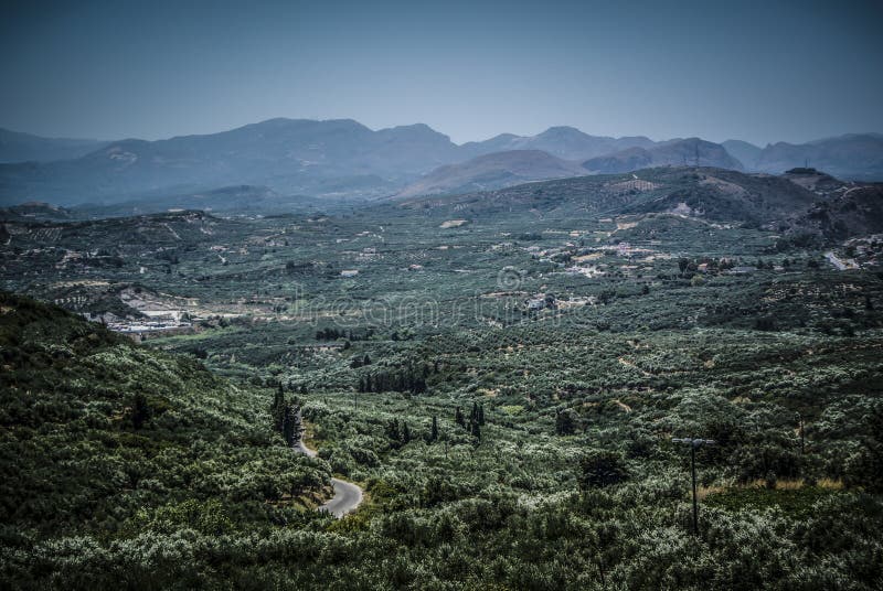 Mountains of Crete stock photo. Image of outside, bright - 96859788