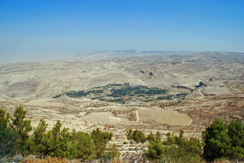 The Mountains and Deserts of the Jordan Stock Image - Image of mountain ...